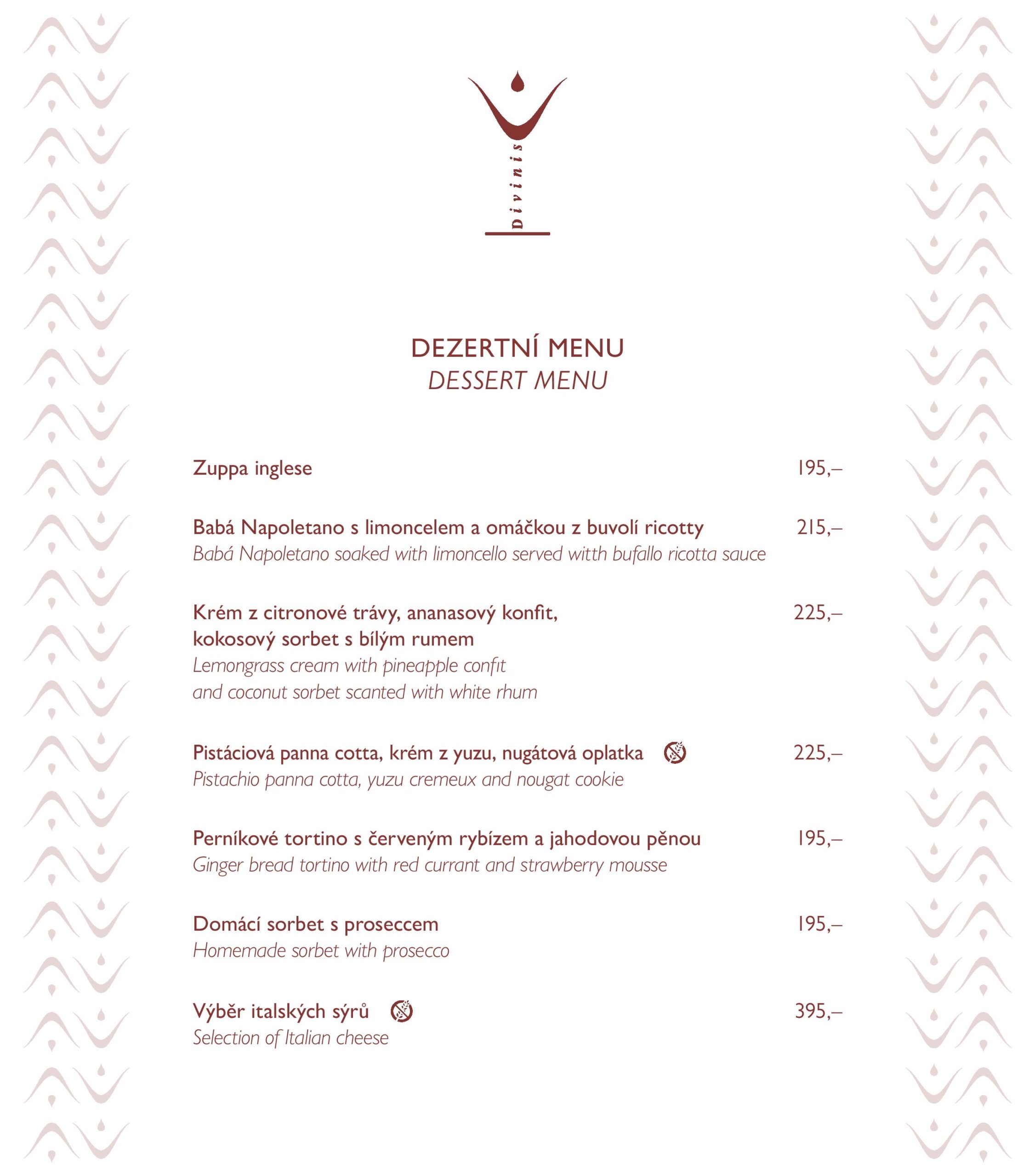 Dezertní menu – Divinis